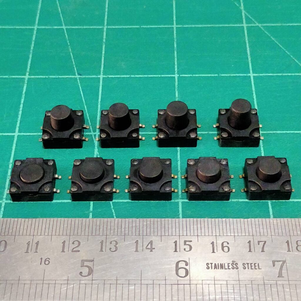 สวิทช์ กดติด-ปล่อยดับ Push Button Switch สวิทช์ปุ่ม TACT Switch SMD # ...